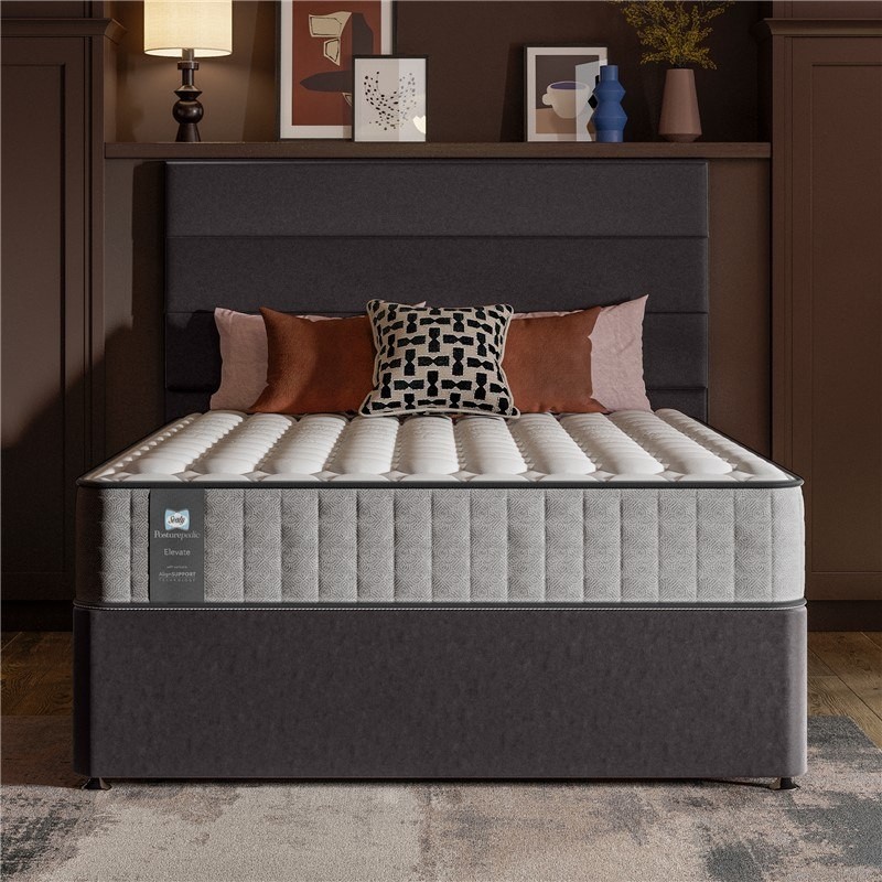 Riley (Firm) Elevate Standard 4 Drawer Divan Set - Reynolds Furniture