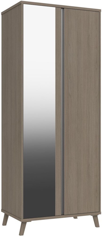 Trotton 2 Door Robe with Mirror - Reynolds Furniture